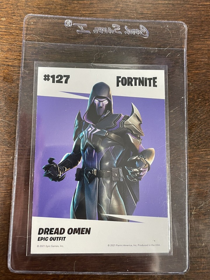 2021 DREAD OMEN PANINI FORTNITE SERIES 3 EPIC OUTFIT #127 LASER | eBay