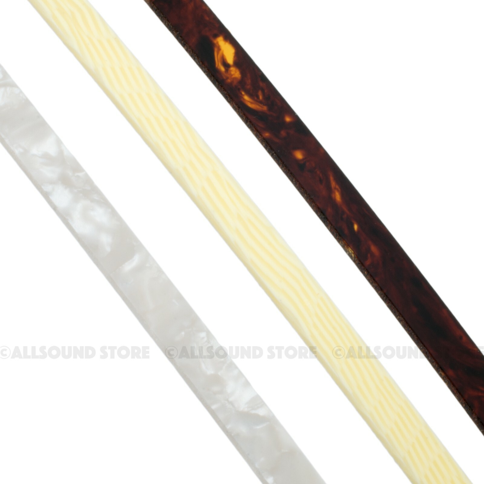CELLULOID Guitar Instrument Binding 6mm x 1.5mm x1400mm TORTOISE, WHITE ...