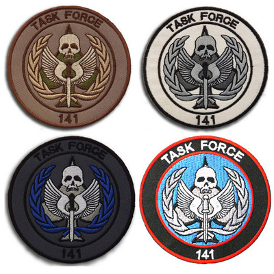 4 PCS CALL OF DUTY TASK FORCE 141 USA ARMY U.S. BADGES HOOK & LOOP PATCHES | eBay