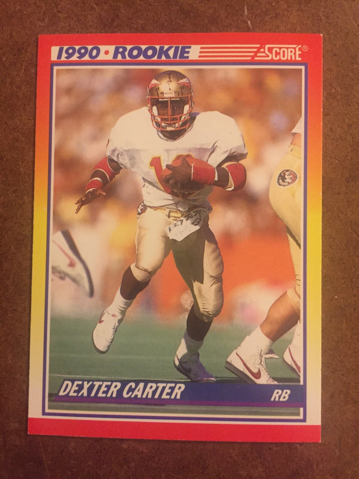 Dexter Carter 657 Score 1990 NFL Football Trading Card | eBay