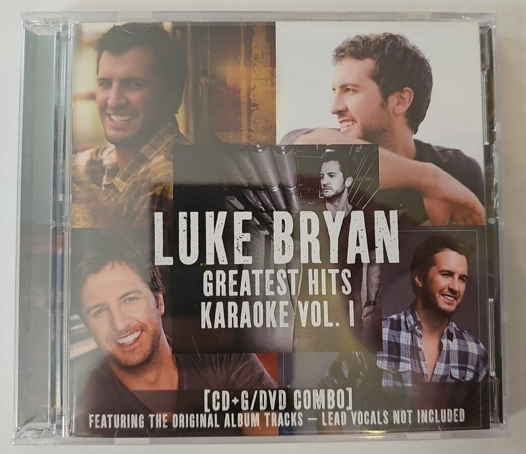 Luke Bryan Greatest Hits Karaoke Vol 1 (CD, 2016) New Notched Case CD ...