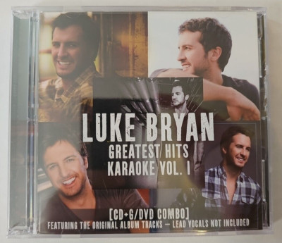 Luke Bryan Greatest Hits Karaoke Vol 1 (CD, 2016) New Notched Case CD ...