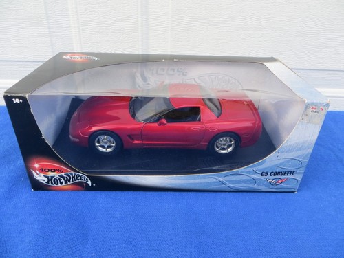 HOT WHEELS 2000 C5 CHEVROLET CORVETTE RED 1:18 SCALE 100% HOT WHEELS | eBay