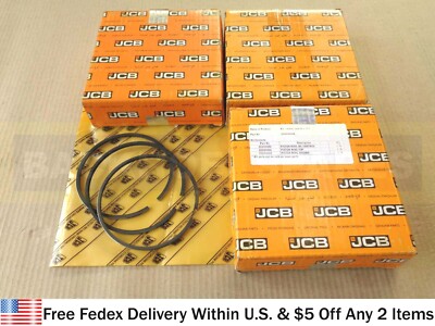 JCB PARTS - GENUINE JCB RING KIT STD. TURBO, 4 SETS (PART# 320/09299 ...