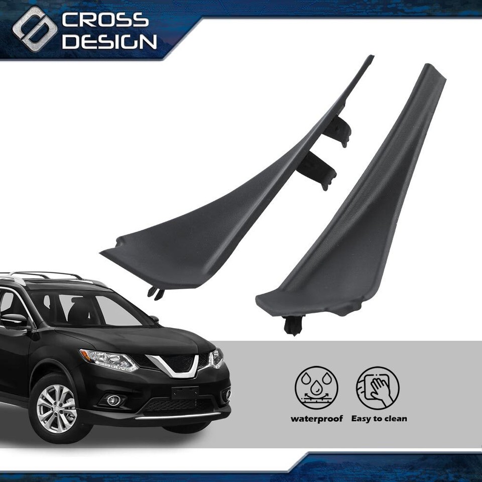 Front Windshield Wiper Side Cowl Extension Cover 2PCS Fit For 14-20 ...