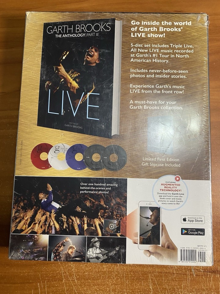 Garth Brooks Anthology Part III : Live by Garth Brooks (2018, Hardcover ...