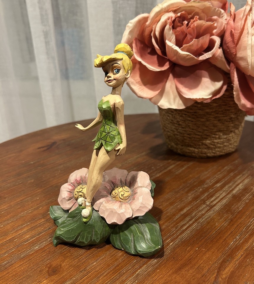 Disney Showcase Jim Shore Tinkerbell Flower Fairy Figurine RARE | eBay