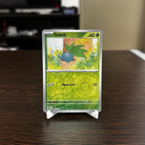 Oddish 43/165 Reverse Holo NM Scarlet & Violet - 151 Pokémon Card | eBay