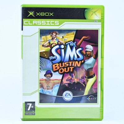 The Sims Bustin' Out - Original Xbox Game + Manual - PAL - MINT DISC ...