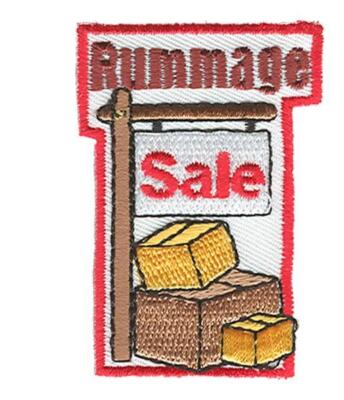 Girl Boy Cub RUMMAGE SALE Garage Fundraiser Patches Badges SCOUT Yard ...