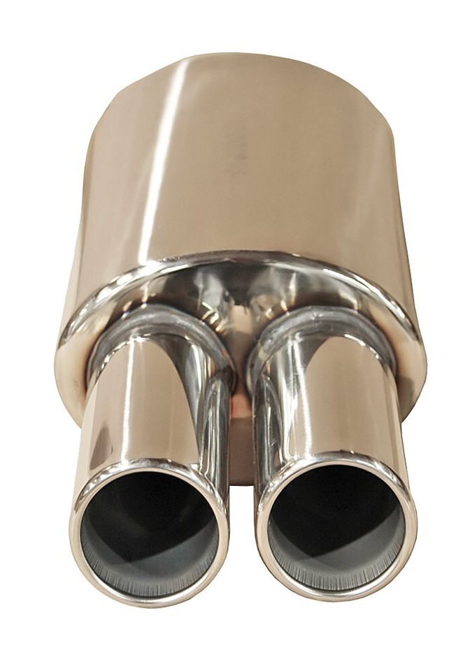 CAT BACK EXHAUST SYSTEM EXHAUST BACK BOX WITH PIPE WORK FITS VW POLO ...