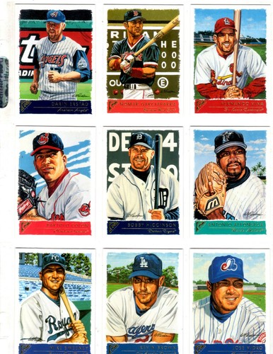 2001 Topps Gallery Baseball Card Lot (110 total, all different) | eBay