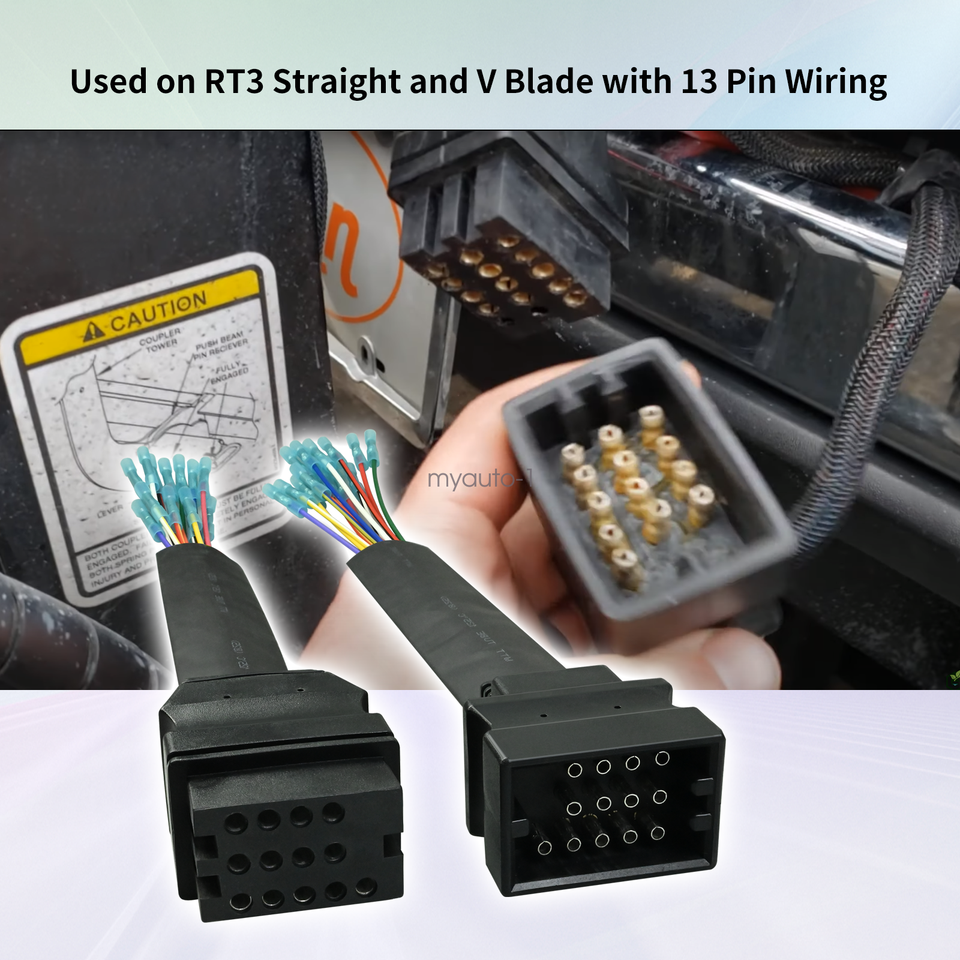 13 Pin Connector Repair kit for Boss Snowplow Blade MSC04753 MSC04754 ...