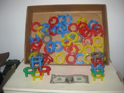 58 Vintage Ringa Majigs Interlocking Circles Creative Building Toy Ring ...