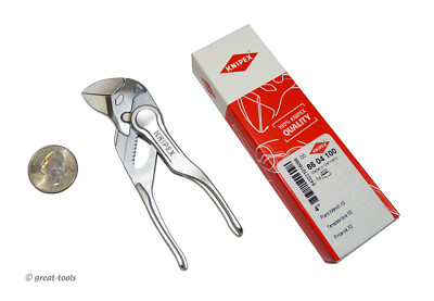 KNIPEX PLIERS WRENCH XS – 4” mini adjustable pliers – automotive hand ...