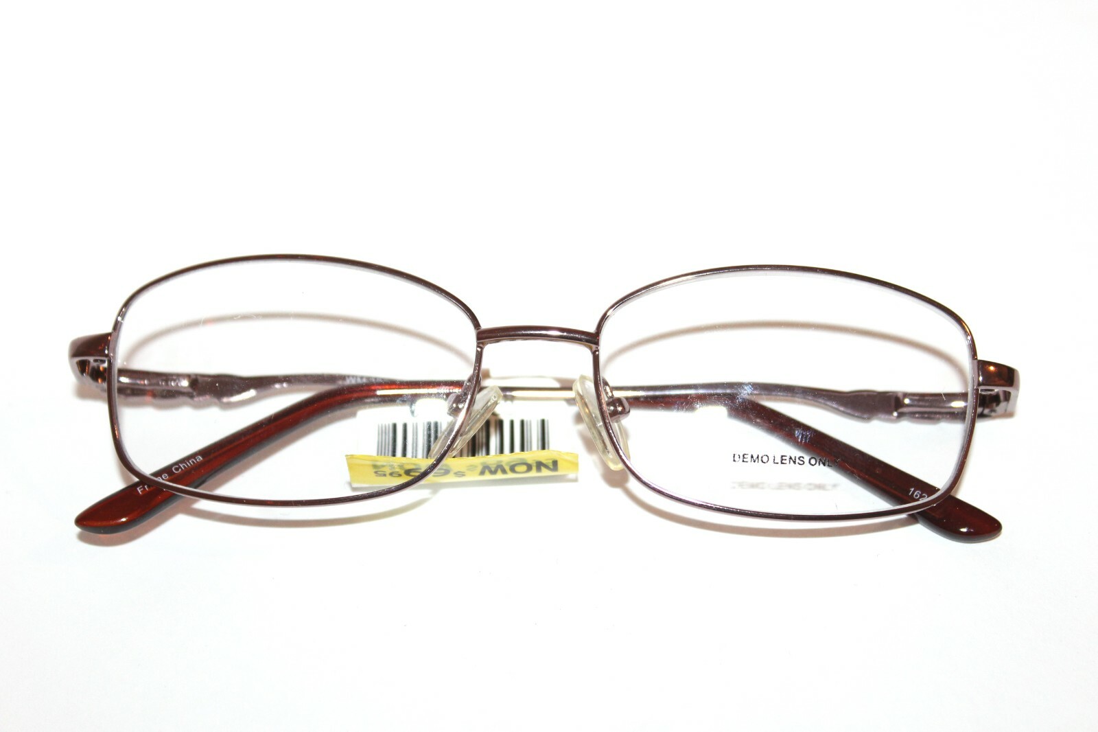 BRAND NEW WOMEN EYEGLASSES ECCA WM 3004 BR BROWN METAL RX FRAMES 52-16 ...