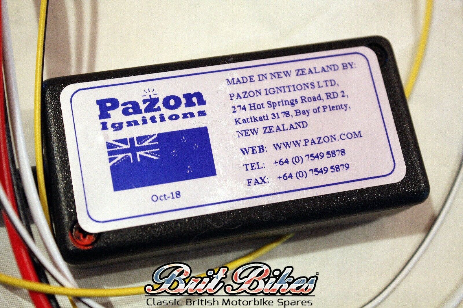 PAZON SURE-FIRE TWIN CYLINDER 12 VOLT TRIUMPH BSA NORTON ELECTRONIC ...