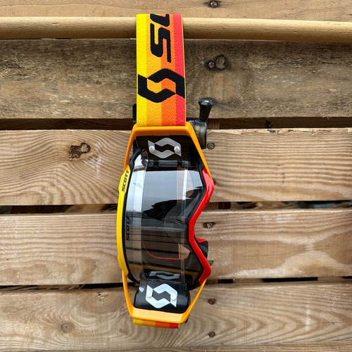 Scott Prospect Wfs Roll-Off Motocross Enduro Lunettes - Orange / Jaune ...