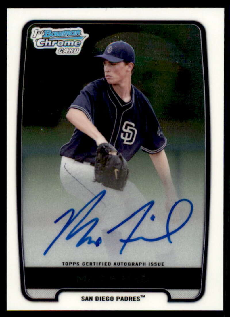 Max Fried Card 2012 Bowman Chrome Draft Draft Pick Autographs #MF | eBay