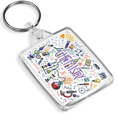 Chemistry Science Keyring Teacher Student Uni Desk Keyring Gift #14791 ...