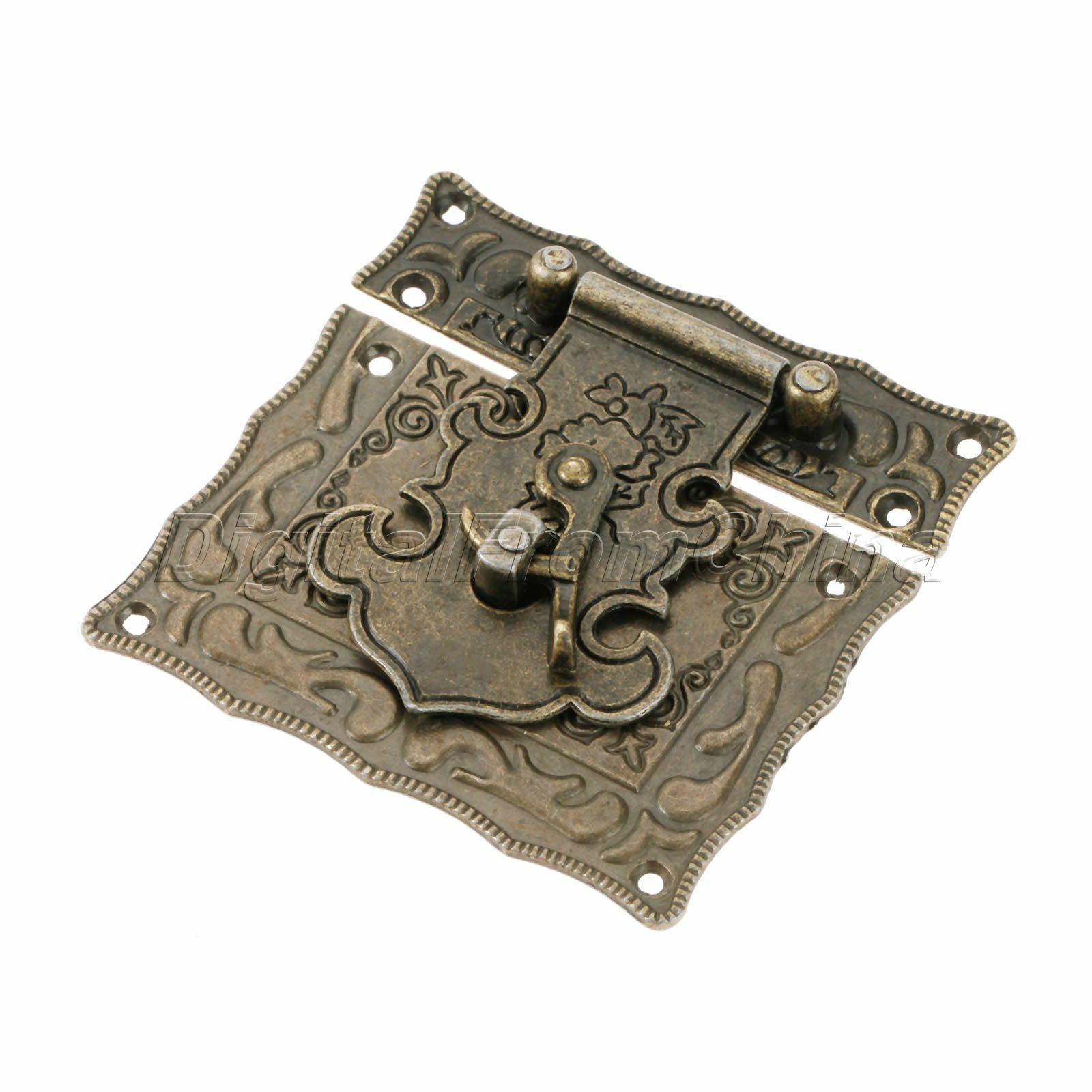 Gift Jewelry Box Embossing Decorative Wine Case Suitcase Clasp Hasp ...