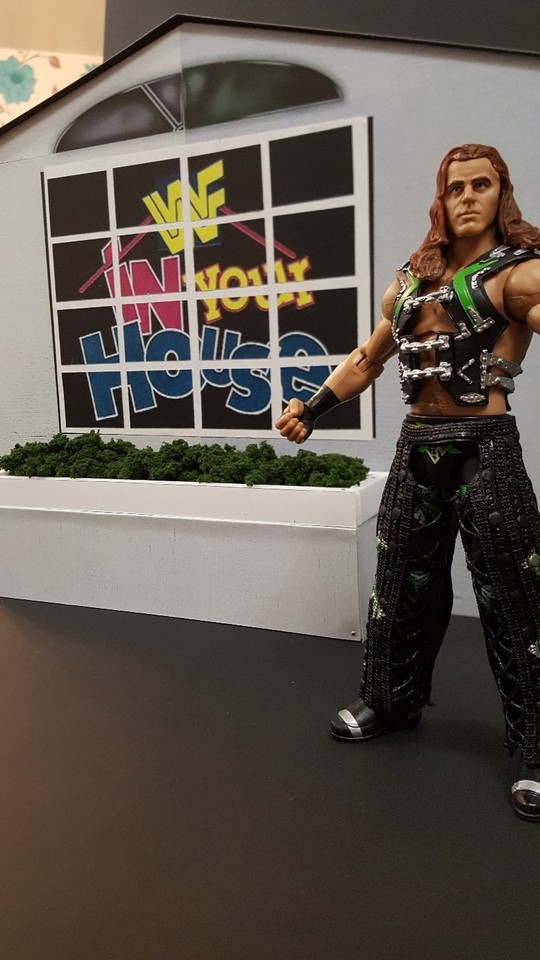 Custom WWF/WWE In Your House entrance stage for mattel scale wrestling ...