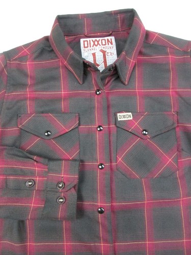 Womens Medium Dixxon Flannel Co 9th Street Shirt plaid pearl snap | eBay
