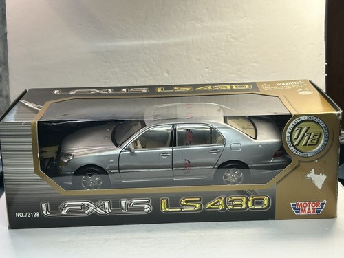Motor Max Lexus LS 430 Rare Silver Color 1:18 Die Cast NIB | eBay