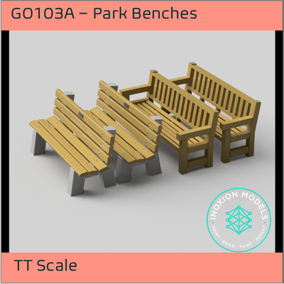 GO103A – Park Benches TT Scale | eBay