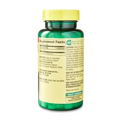 Melatonin 5mg Spring Valley Sleep Support Value Size 240 ct | eBay