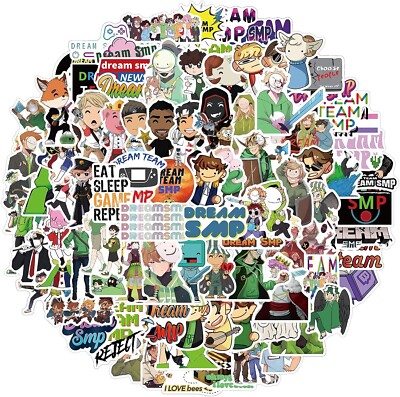 Dream SMP Graffiti Stickers DIY Decal For Laptop Luggage Skateboard ...