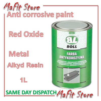 Red Oxide Metal Primer Paint Anti Corrosion Quick Drying Steel Paint 1 ...