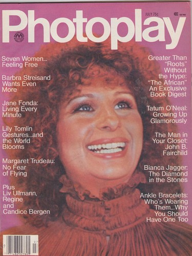 JULY 1977 PHOTOPLAY vintage movie magazine BARBRA STREISAND | eBay