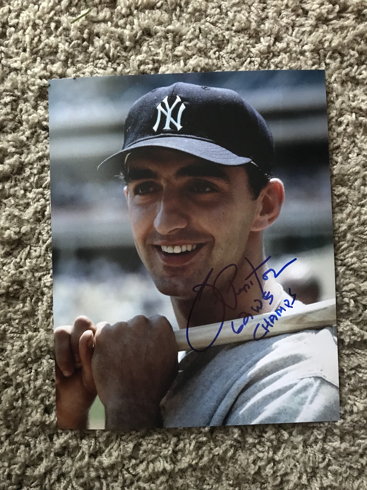 Joe Pepitone Signed 8 X 10 Picture Autographed Baseball New York ...