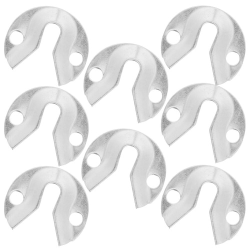 8pcs Keyhole Hanger Heavy Duty Keyhole Bracket Iron Picture Frame ...