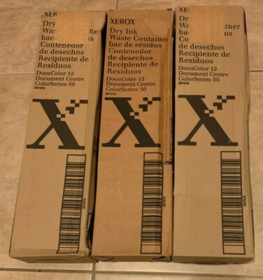 LOT 3 Xerox 8R7976 Dry Ink Waste Container NEW in boxes | eBay