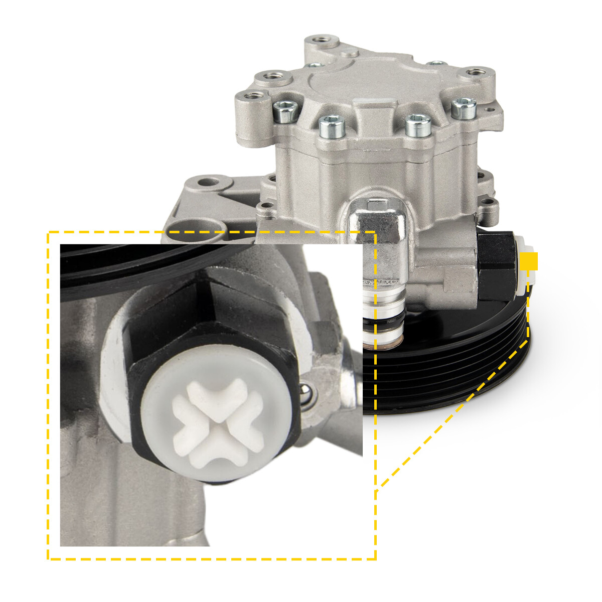 Power Steering Pump for 2008 2009 20010 Mercedes C Class C300 C350 ...