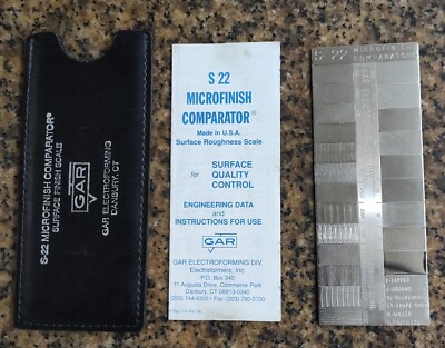 Inspection Gauges - Microfinish Comparator