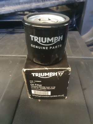 Genuine Triumph Oil Filter T1218001 | eBay UK