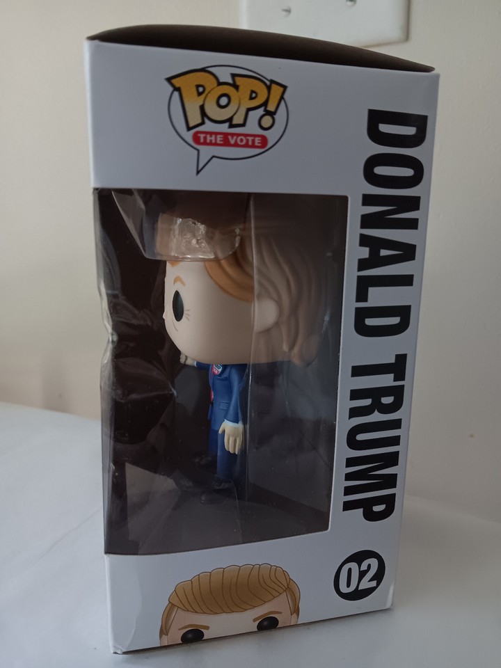 Funko Pop! Vinyl: Donald Trump #02 **NIB** AUTHENTIC 889698105330 | eBay