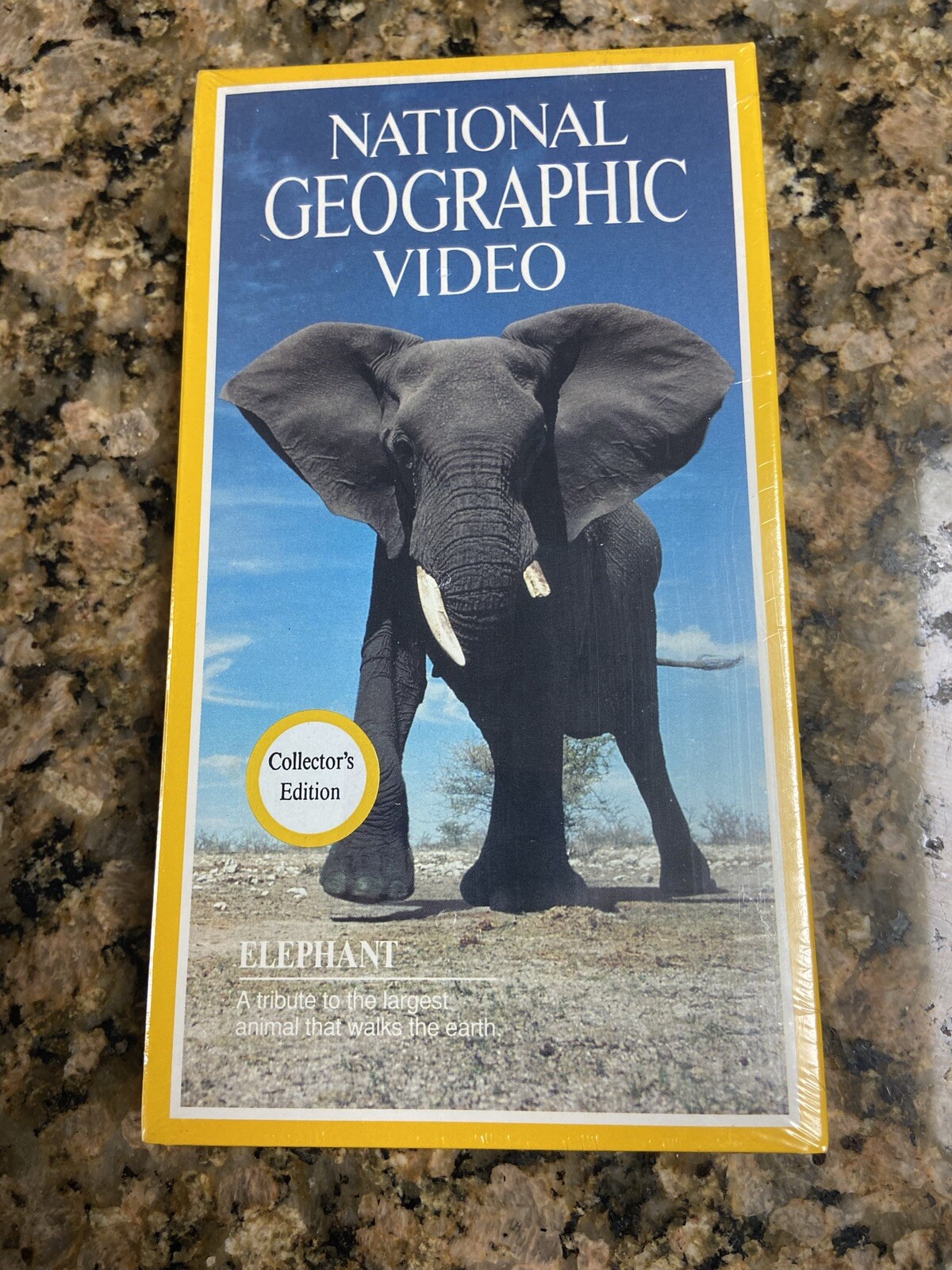 Vintage VHS Elephant A Tribute National Geographic Factory Sealed MINT ...