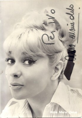 ANNE MARIE DELOS AUTOGRAPH AUTOGRAFO CANTANTE SINGER ATTRICE ACTRESS | eBay