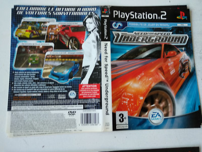 Jaquette/Front-Back cover Need for speed Underground 1 Sony Playstation ...