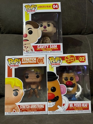 Funko Pop! Retro Toys Bundle with Mr. Potato Head, Stretch Armstrong ...