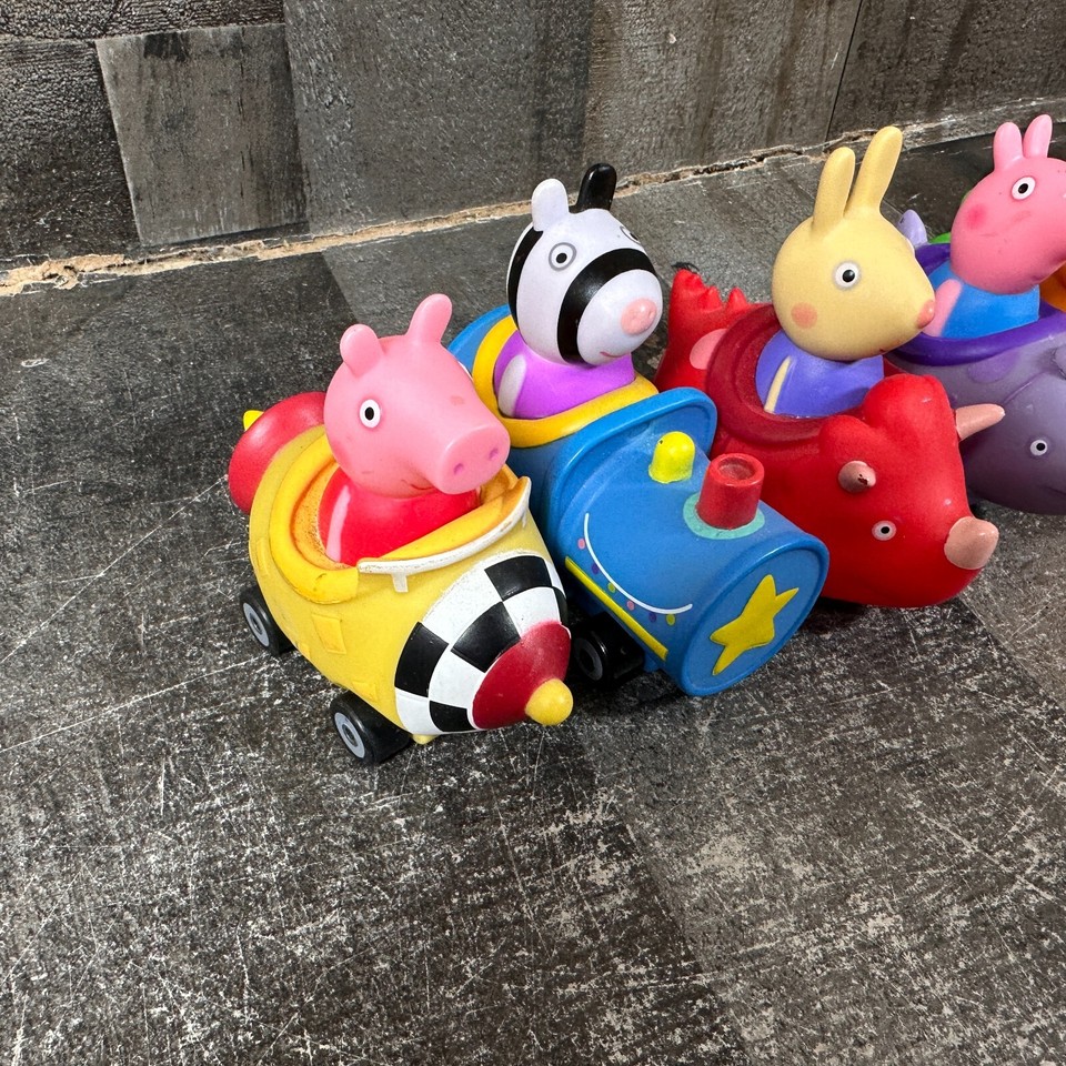 Peppa Pig Mini Buggies Racers Peppa Dinosaur Train Lot of 5 Toys ...