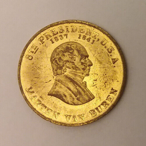 Marten Van Buren 8th President Coin Medal Token 25mm | eBay