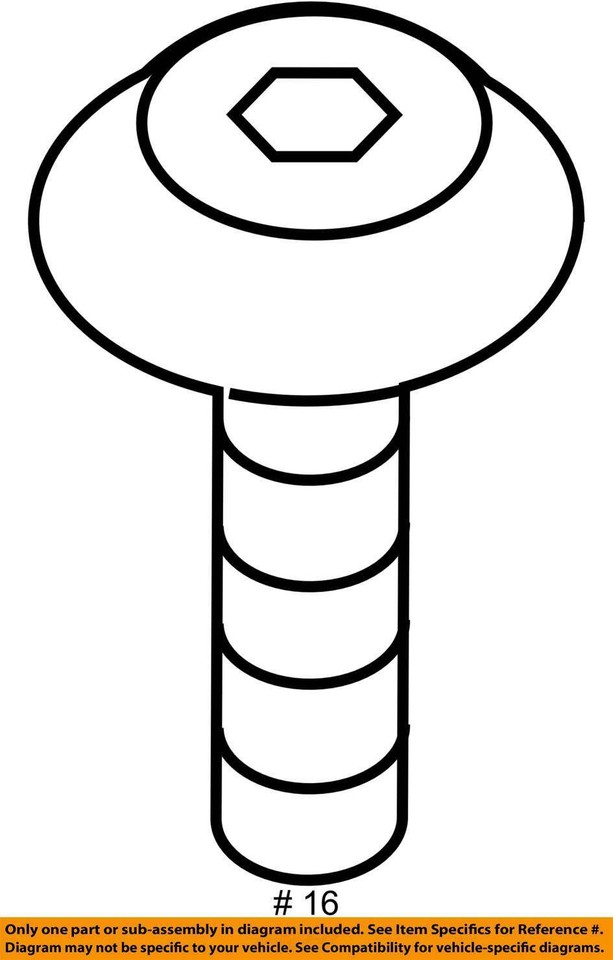 GM OEM 16-24 Blazer Rear Lamps Tail Lamps-Tail Lamp Screw 11611882 | eBay