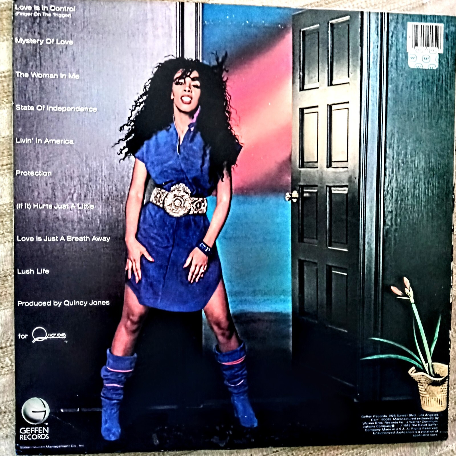 Donna Summer Self Titled LP 1982 Geffen Records Quincy Jones GHS-2005 ...