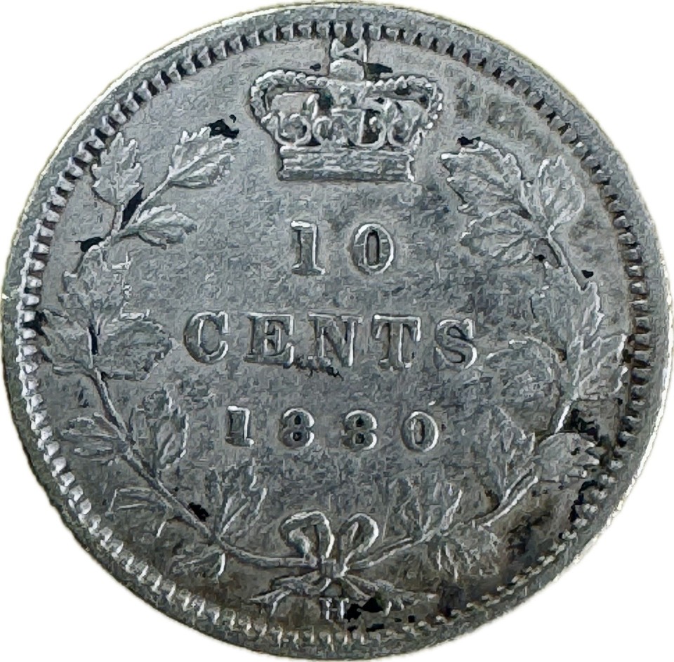 1880-H 10 Cent Canada. Obv 1. | eBay