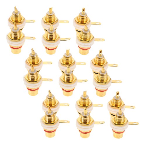 20 PCS Terminal Binding Post Connectors Audio Speaker Wire Pin Spade | eBay